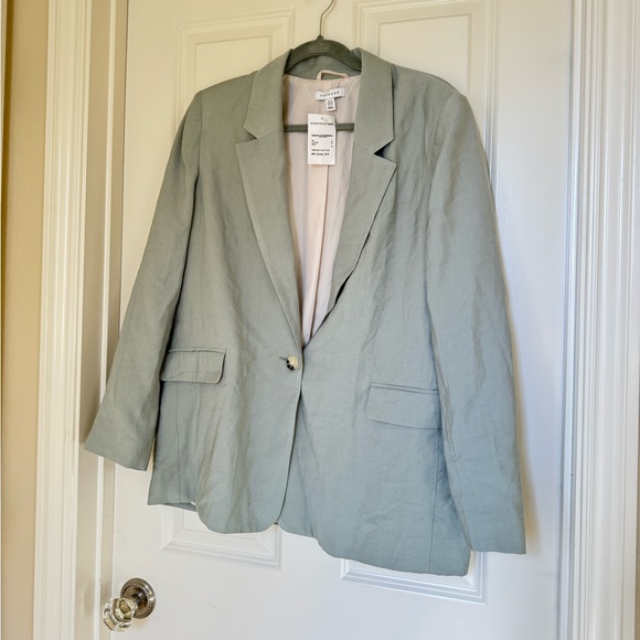 Topshop | Jackets & Coats | Mint Oversized Top Shop Blazer | Poshmark